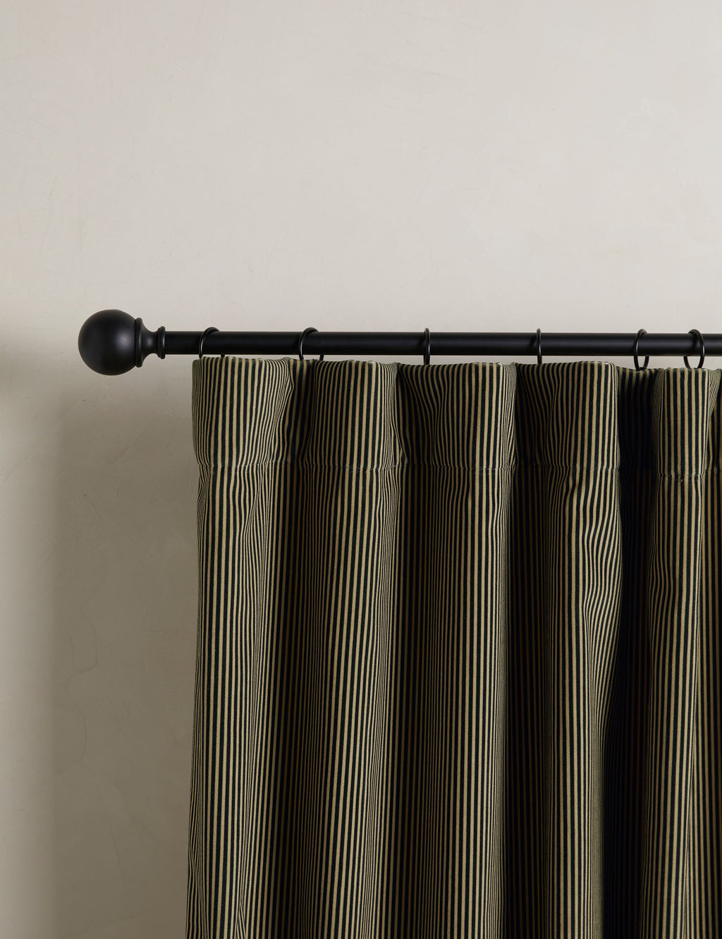 Lulu and Georgia - Striped Velvet Curtain Panel by Sarah Sherman Samue ...