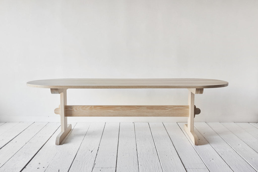 Nicky Kehoe - Trestle Dining Table, Oval – Maison Quotidien