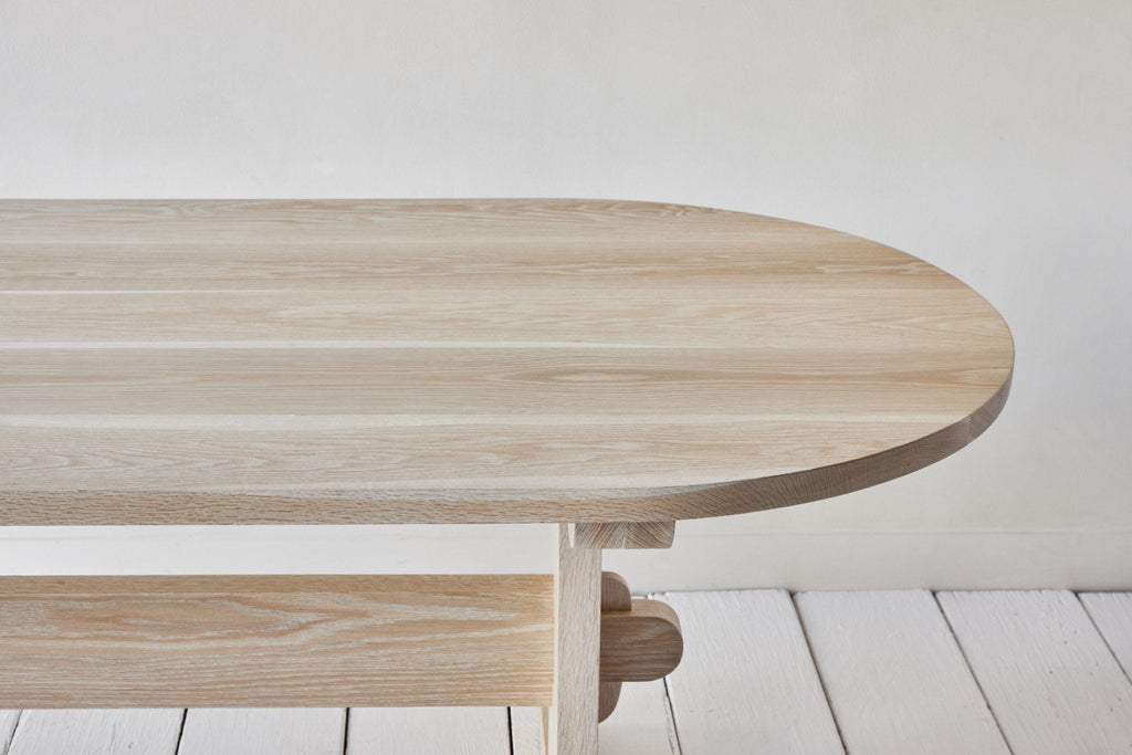 Nicky Kehoe - Trestle Dining Table, Oval – Maison Quotidien